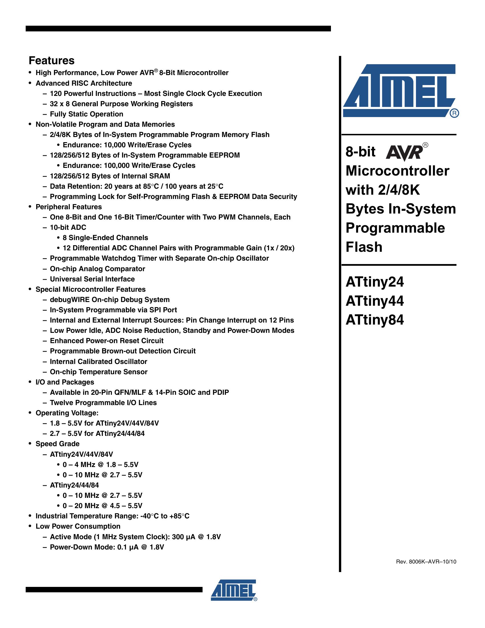 ATTINY13A-SSU Microcontroller: Features, Pinout And, 50% OFF ATTINY13A-SSU Microcontroller: Features, Pinout And, 50% OFF